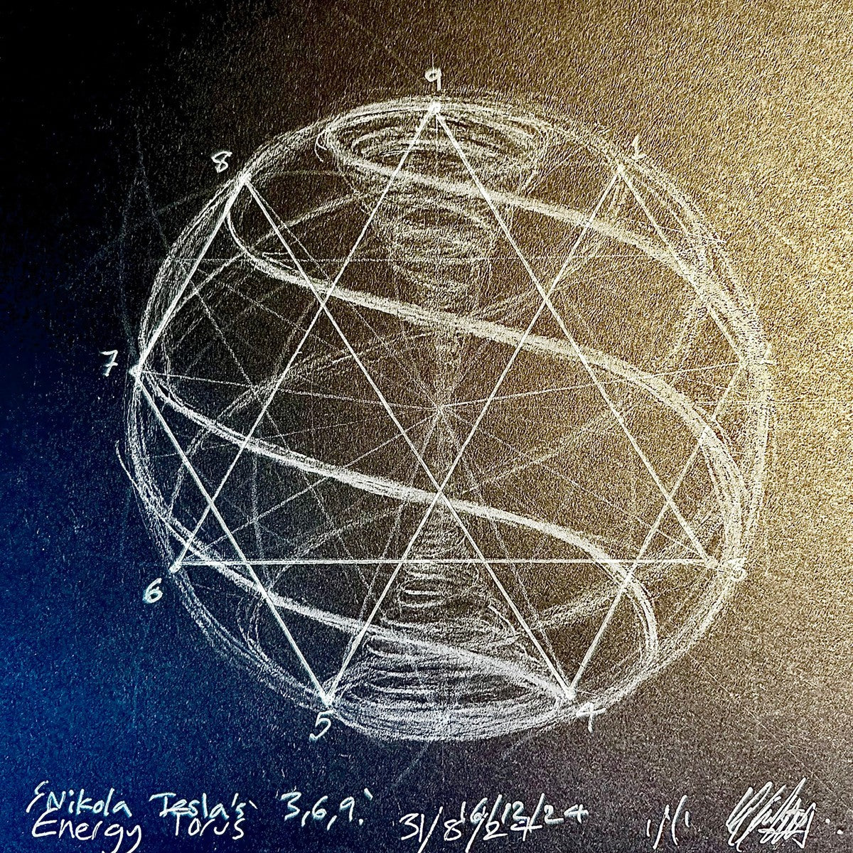 Energy Matrix inside a Torus Print – Nature of Flowers